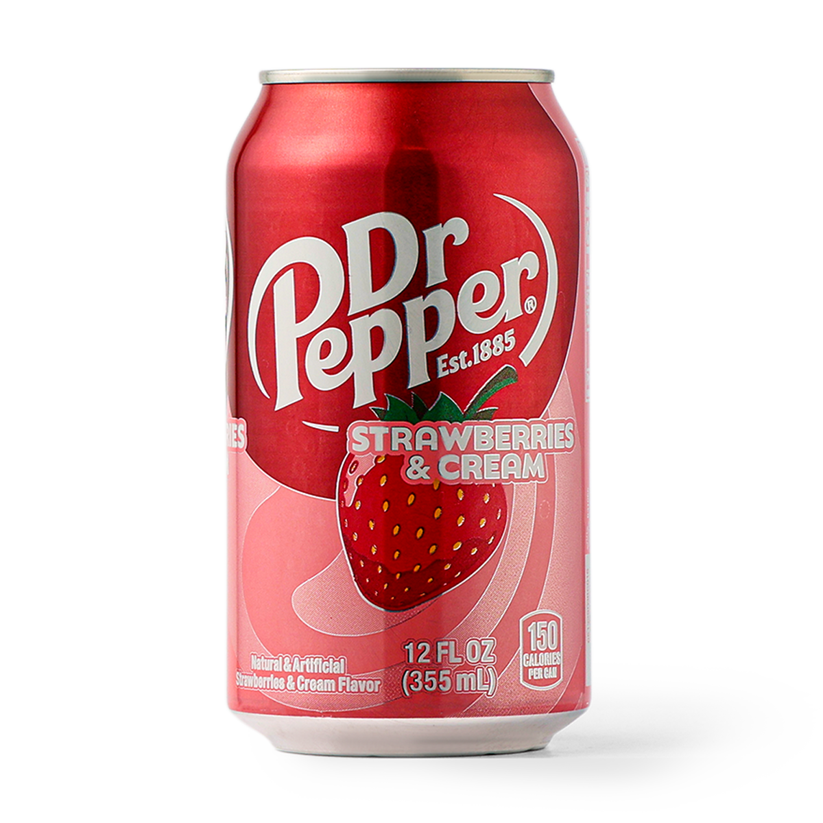 Напиток Dr. Pepper "Клубника со сливками", газированный, в металлической банке, 0,355 л