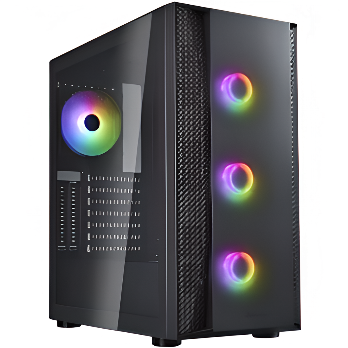 Корпус Midi-Tower SilverStone FARA B1 Pro V2, ARGB, черный (SST-FAB1B-PRO-V2)