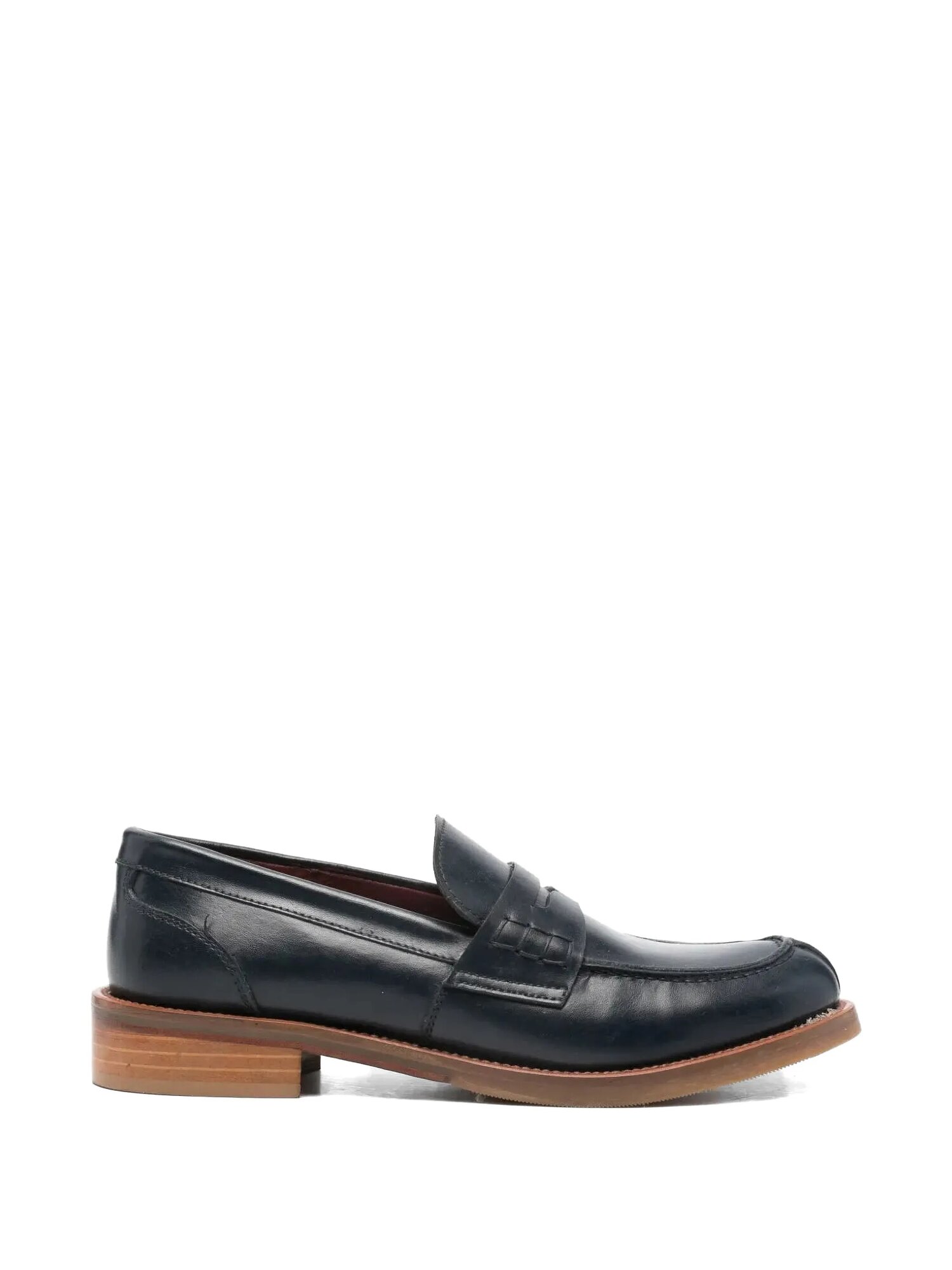 Лоферы Penny-slot leather loafers