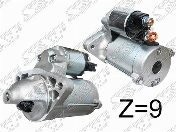 Стартер SAT ST-28100-75191N Toyota Hiace 04-20 / Hilux Pick Up 04-15 1,6 kW/ Z 9