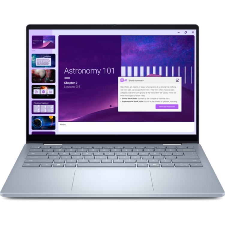 Ноутбук Dell 14 Plus 2-in-1 DB04250 Ultra 7 256V,14" 1920x1200 Touch,16Gb,1TbSSD, Win11Home Ice Blue