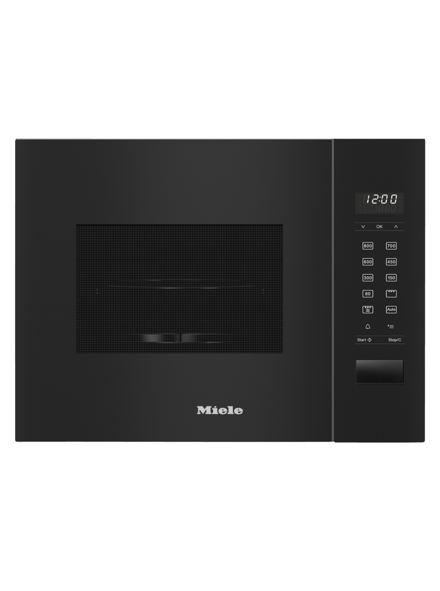 Встраиваемая микроволновая печь Miele M 2224 SC OBSW, 7 ступеней мощности