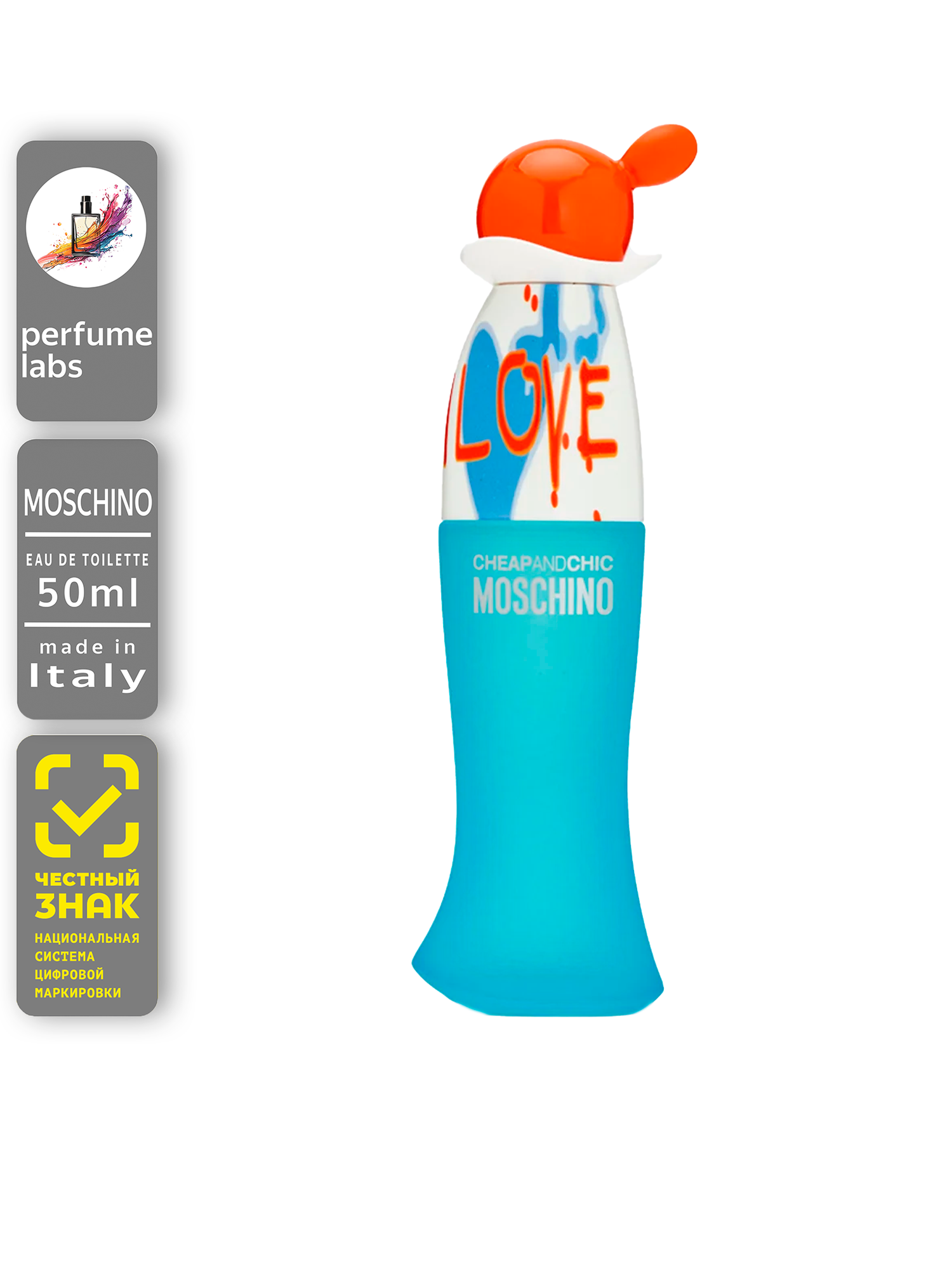 Moschino туалетная вода Cheap & Chic I Love Love pour Femme edt 50ml