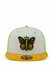 Шапка NEW ERA 59FIFTY Monarcas De Eugene для мальчиков, размер M-L, бежевый/белы...