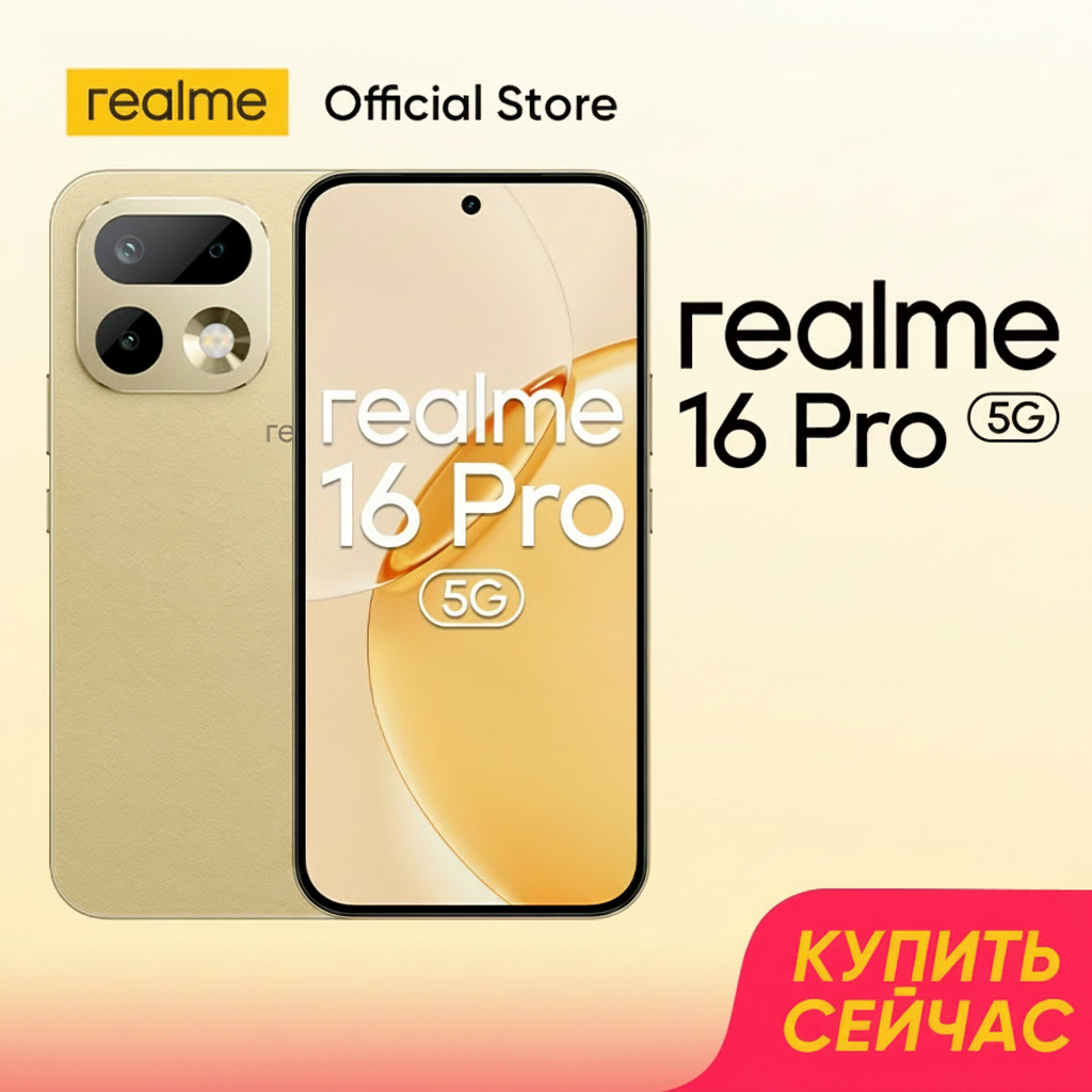 Смартфон Realme 16 Pro 5G, 12/512ГБ