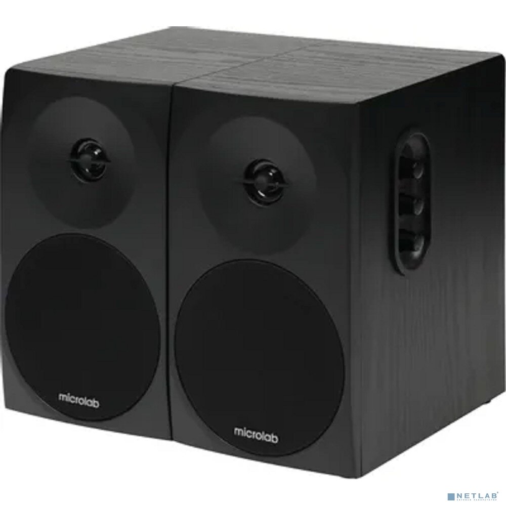 MICROLAB B70 черный {20 Вт, Распределение: 1,5 Вт x 2 RMS, Гармонические искажения: 10 %, 1 Вт на 1 кГц, Диапазон частот: 100 Гц - 18 кГц, Отношение сигнал/шум: > 70 дБ}