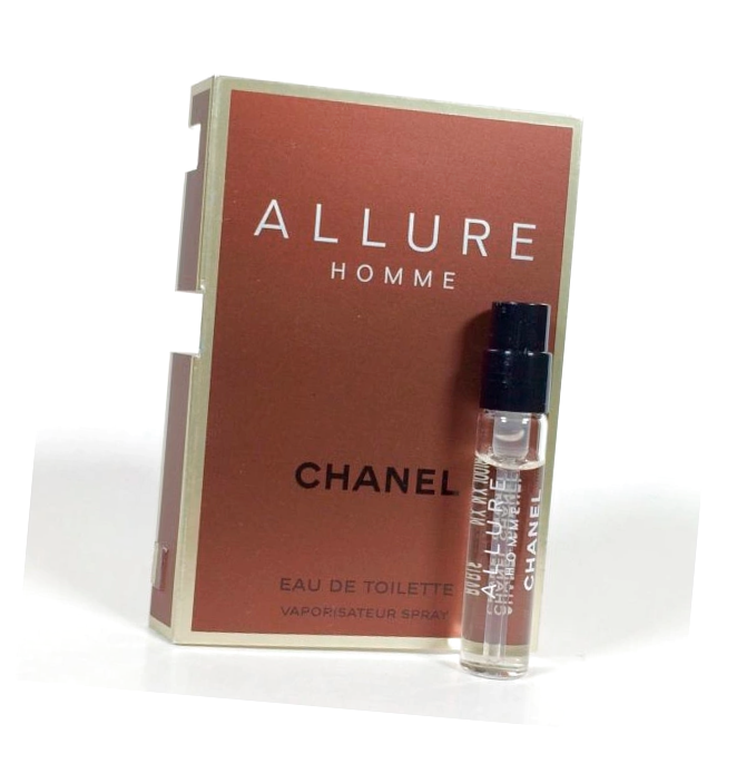 Chanel Allure Homme туалетная вода мужская 1.5 мл - Шанель Аллюр Хом сэмпл духов миниатюра