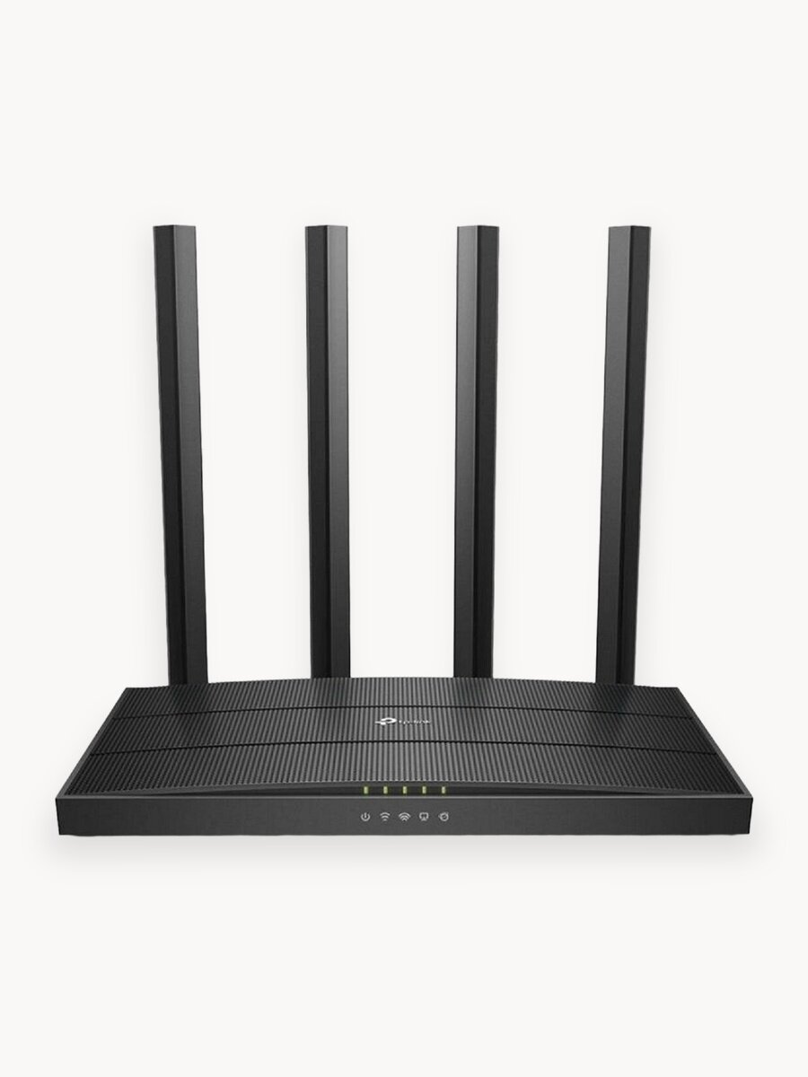 Роутер Wi-Fi TP-Link C80, Black, скорость 1900 Mbps, 4 LAN-порта, 2.4/5 ГГц