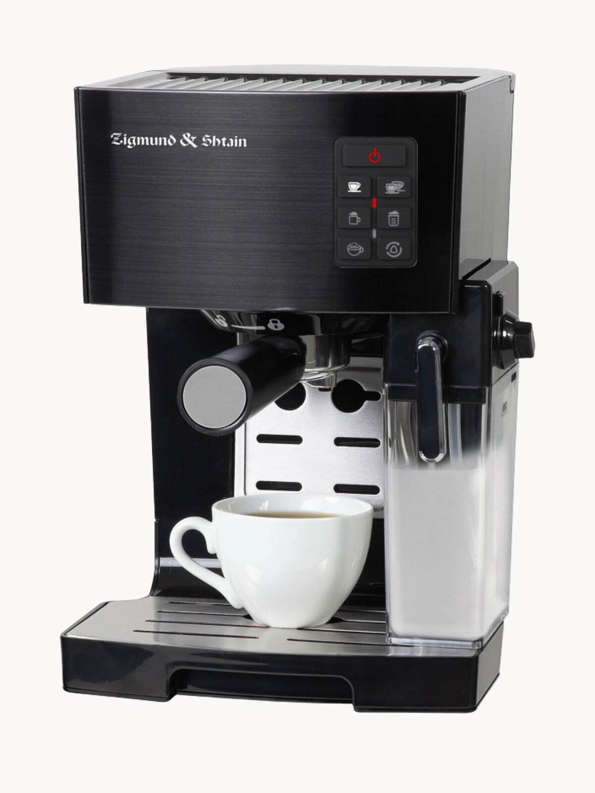 Кофеварка рожковая Zigmund & Shtain Al caffe ZCM-889, черный