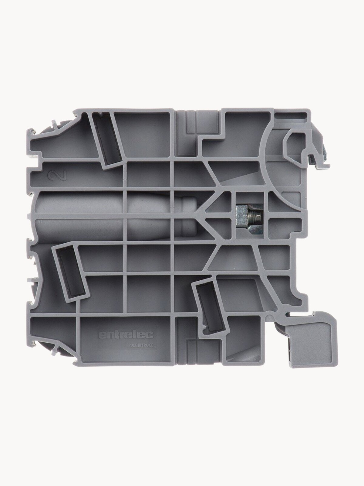 Фиксатор ВАDH торцевой 1SNA116900R2700 серый для клемм 70-95мм2 ширина 12мм (TE Connectivity)