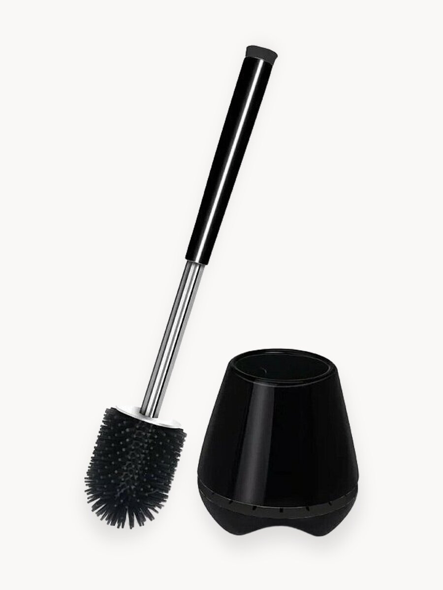 Ершик для унитаза силиконовый Ridberg Toilet Brush YYTB-004 (Black)