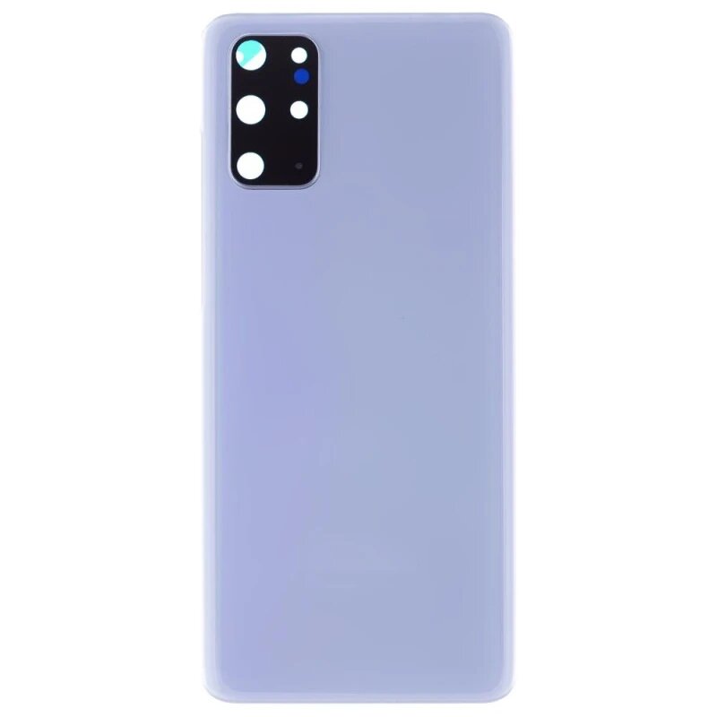 Задняя крышка для Samsung G985 Galaxy S20+ (голубой) (в сборе со стеклом камеры) (ORIG100)