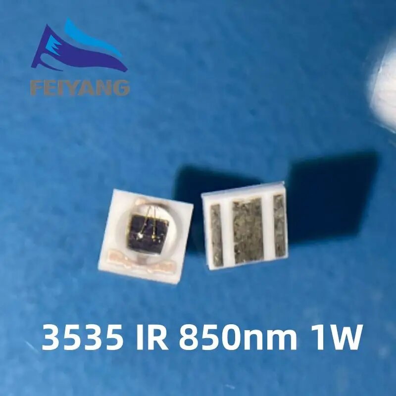 10 шт. 3535 ИК-светодиод 1 Вт 850 нм инфракрасный излучатель диод ночного видения аксессуары для камеры видеонаблюдения