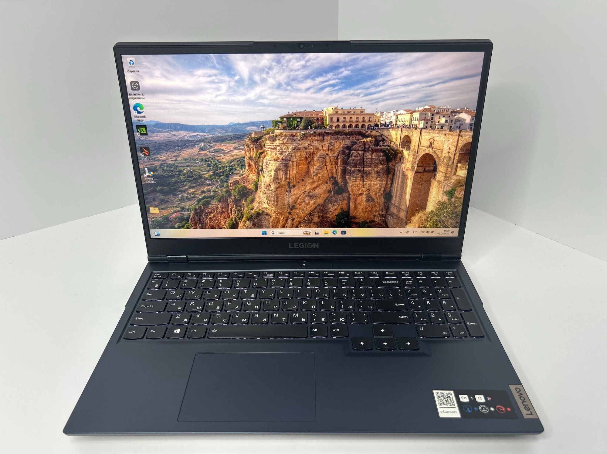 Ноутбук 5 15ACH6H(82JU000TRK) 15.6"/AMD Ryzen 5 5600H/RAM 16GB/SSD 512GB/GeForce RTX 3060/1920x1080/IPS 165 Hz/DOS/Подсветка кл-ры: LED/синий. Состояние: B1