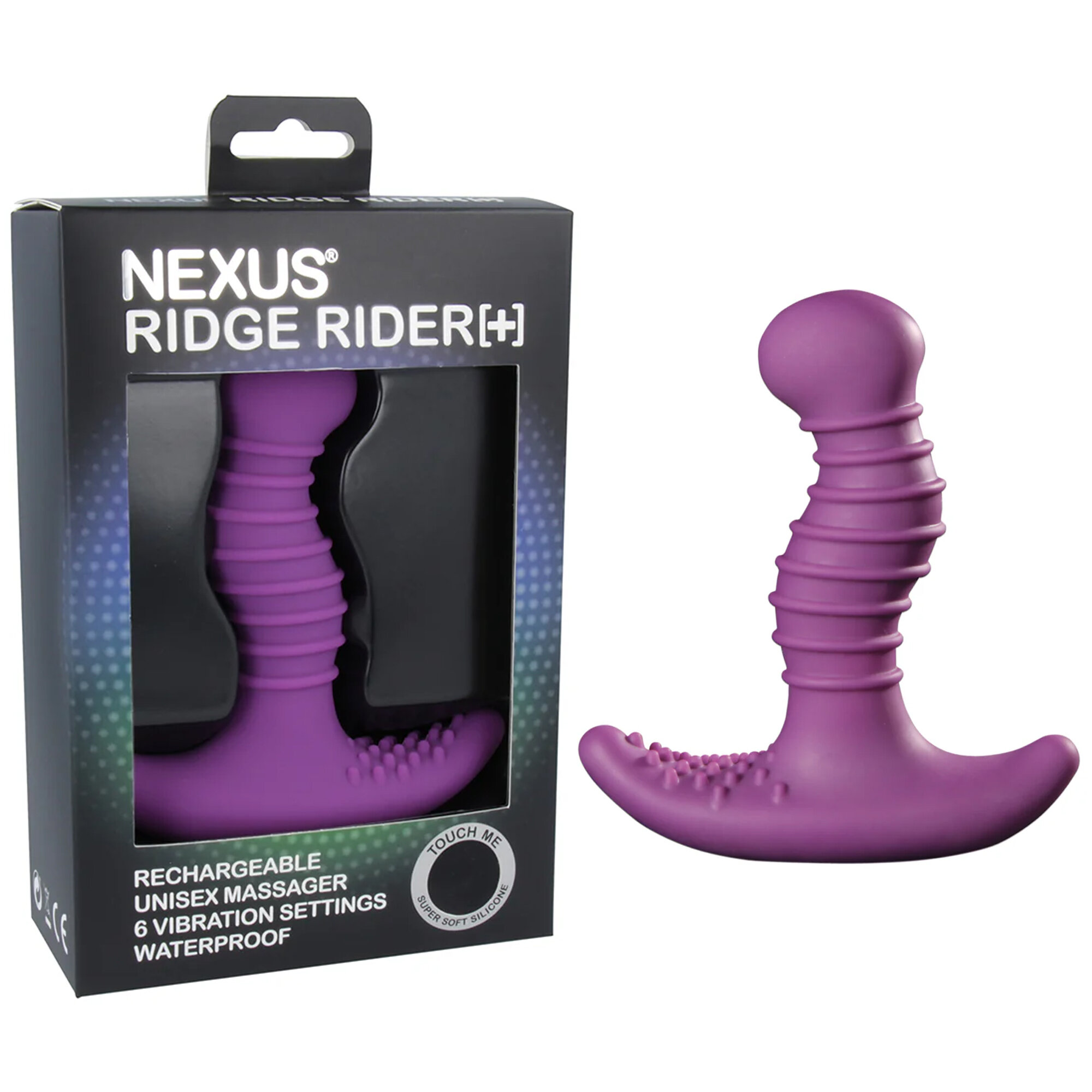 Массажер простаты Nexus G-Rider+, фиолетовый (12.5, Ø 3.8 см)