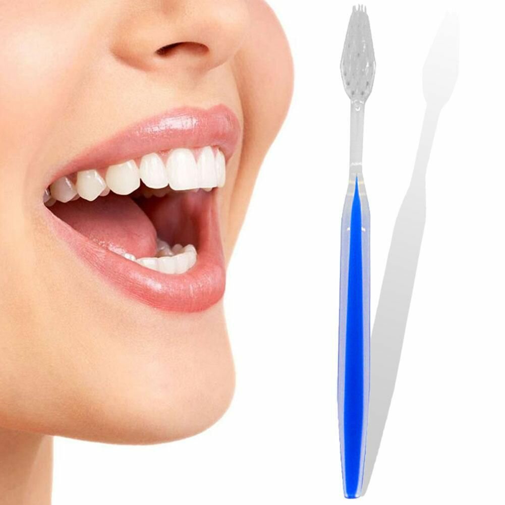 Одноразовая зубная щетка в индивидуальной упаковке