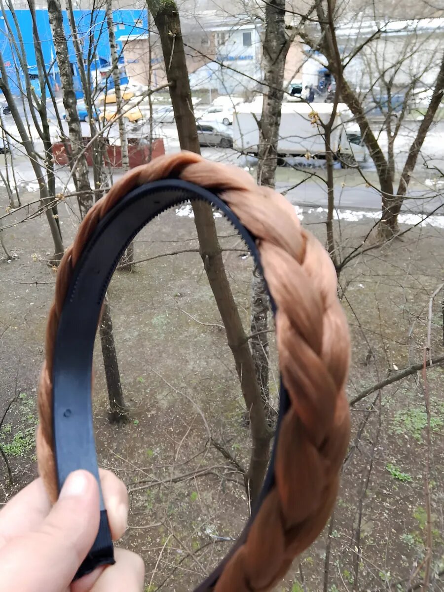 Ободок-Коса- для фольклера и танцев 2см