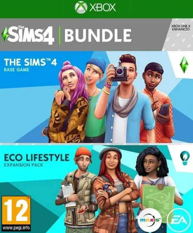 Игра The Sims 4 + Eco Lifestyle для Xbox One (Английская версия)