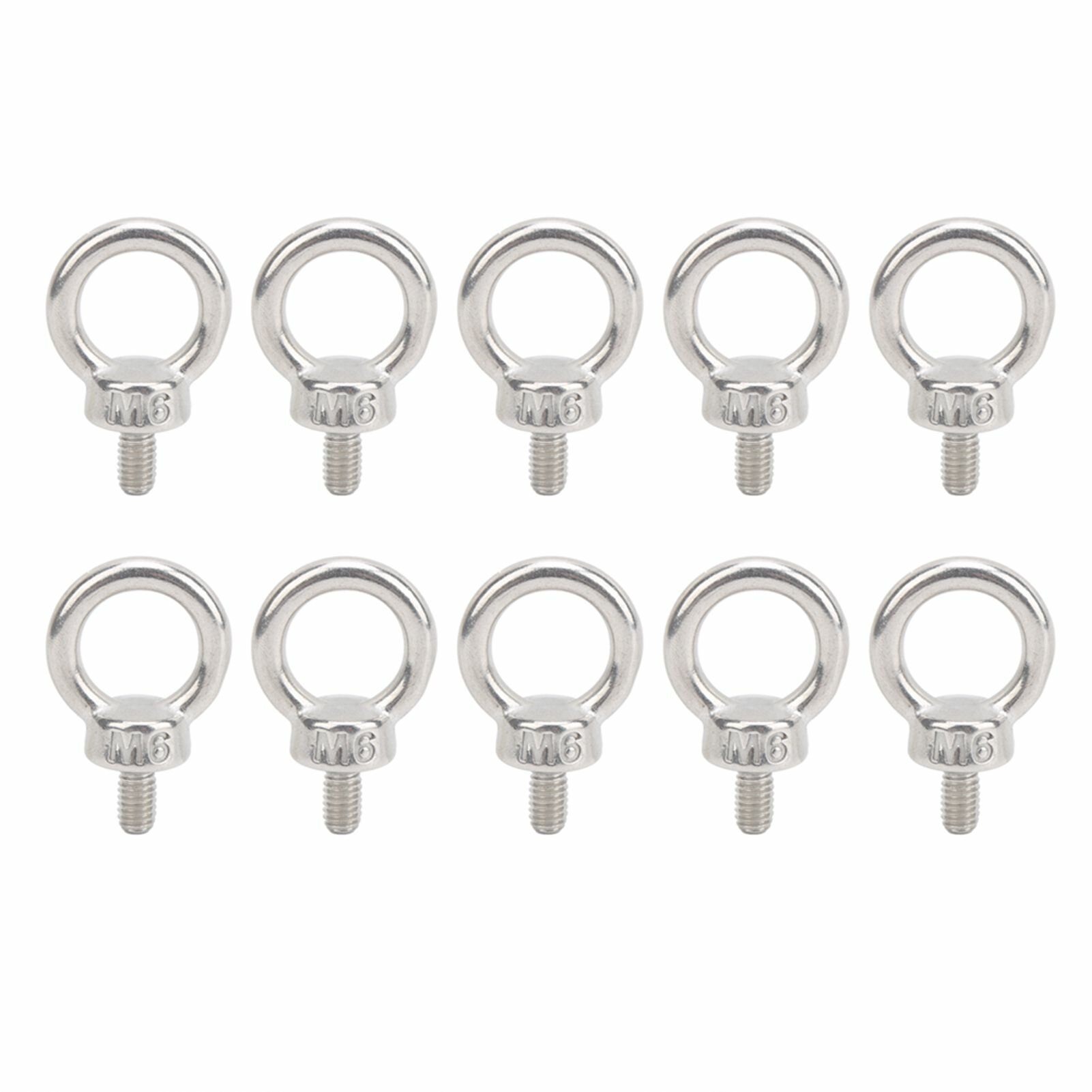 10 шт. болтов с проушиной M6 из нержавеющей стали 304