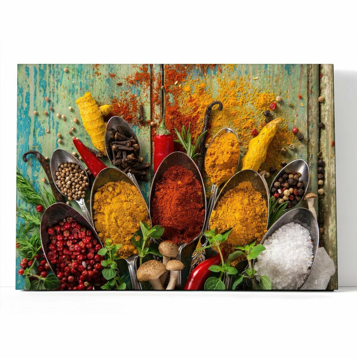 Интерьерная картина на хлопковом холсте/Индийские специи