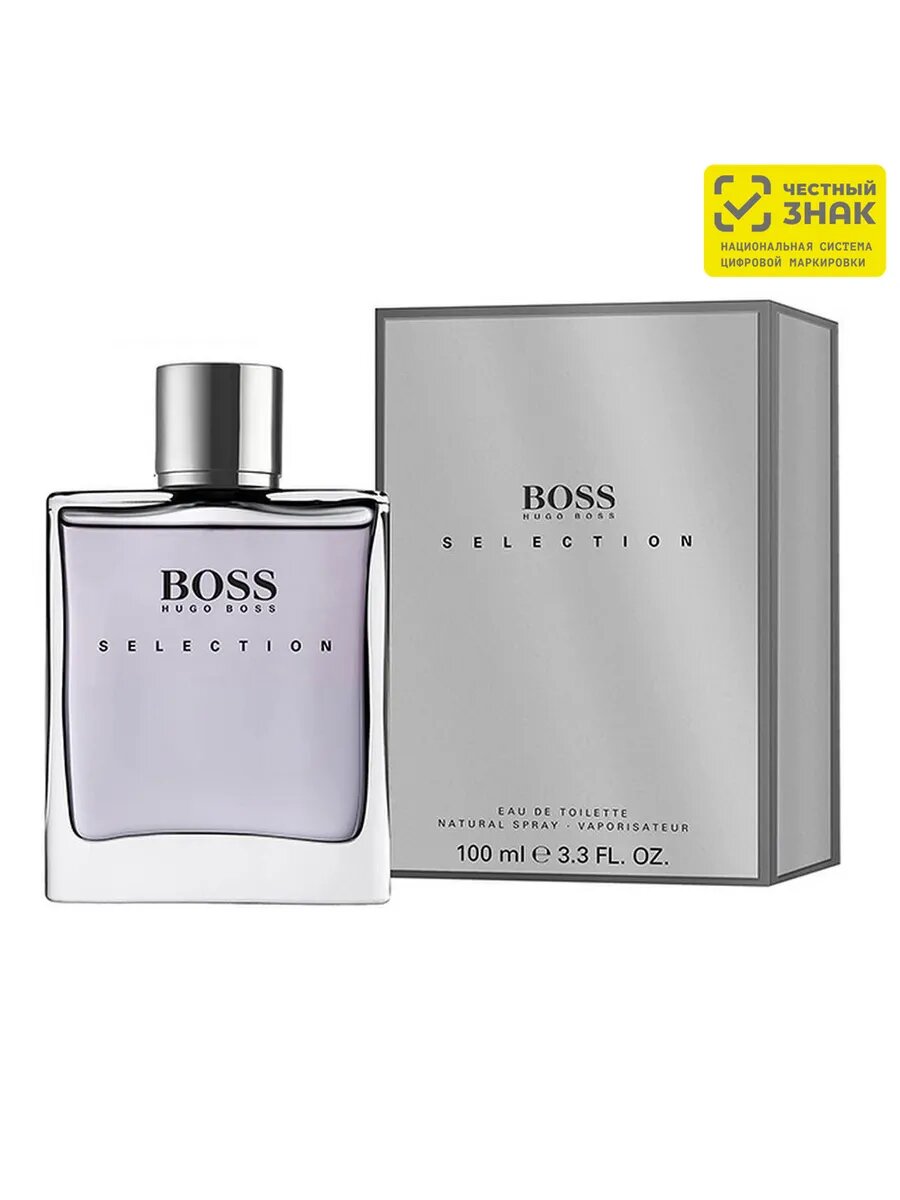 Туалетная вода для мужчин Hugo Boss Boss Selection 100 мл, свежий фужерный древесный аромат
