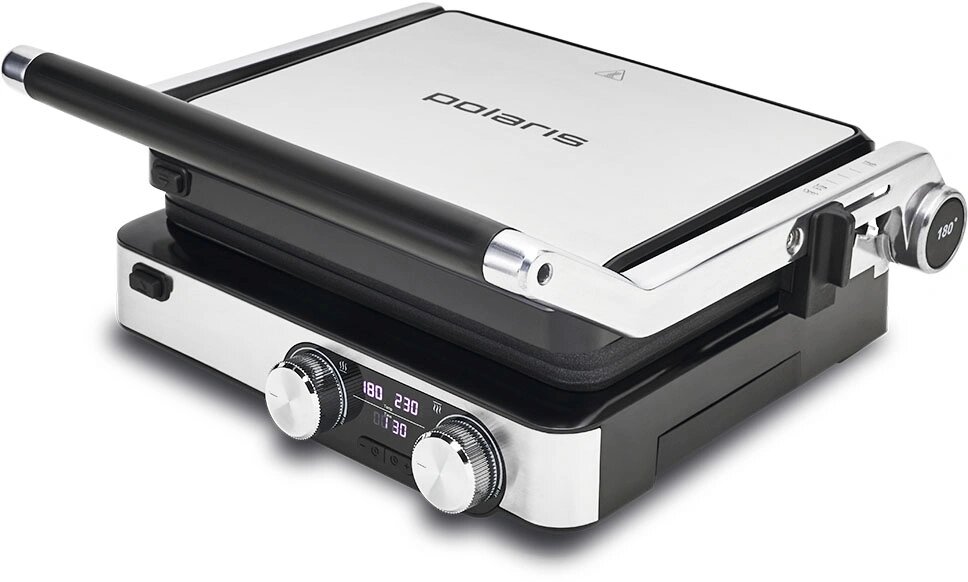 PGP 2302D / Электрогриль Polaris PGP 2302D, серебристый