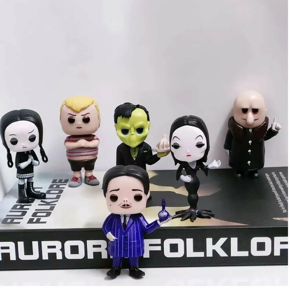 Украшения семьи Аддамс, кукла Wednesday из 6 частей TJ