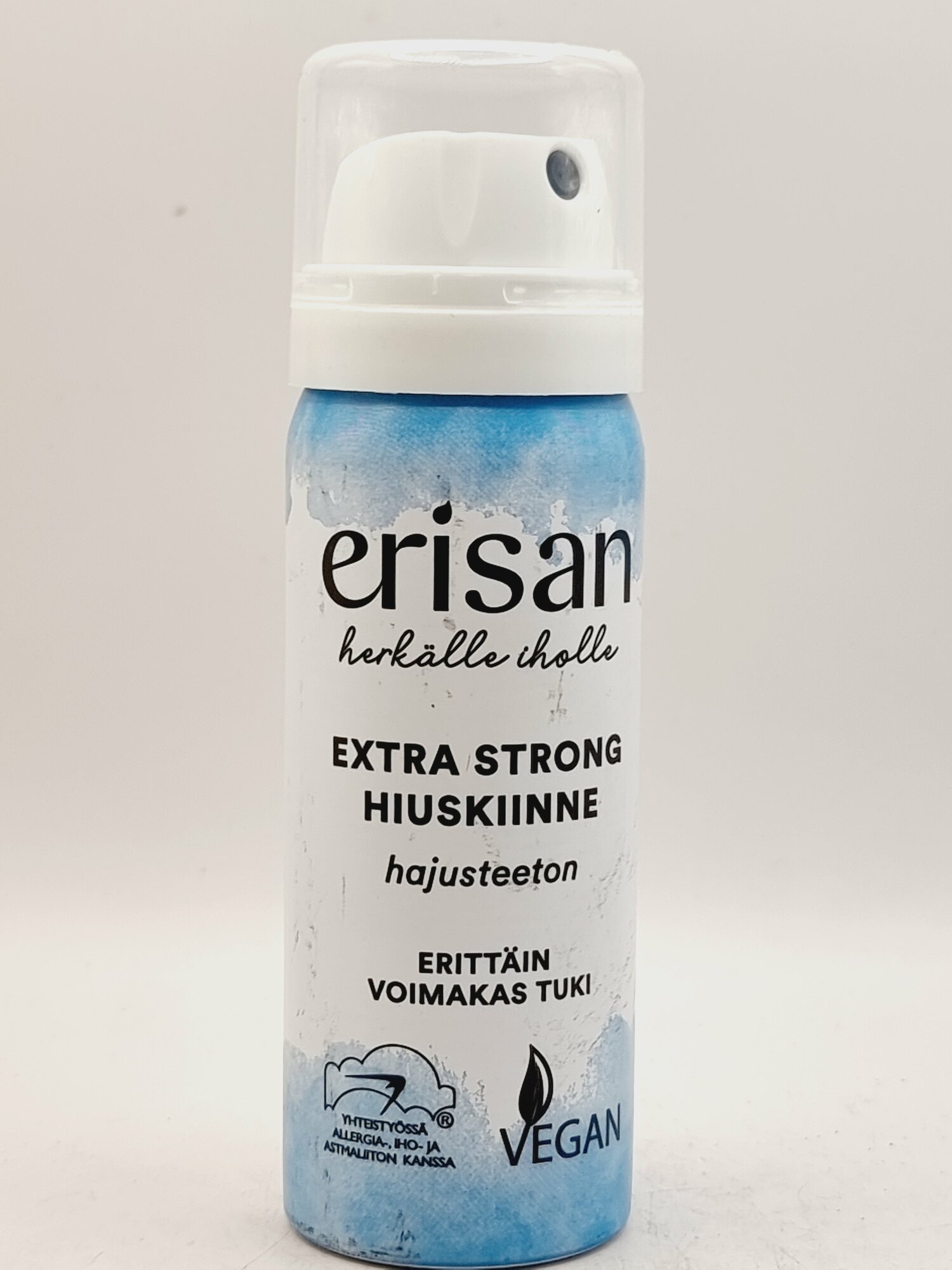 Лак для волос Erisan без отдушки Extra Strong мини формат 50 мл (Из Финляндии)