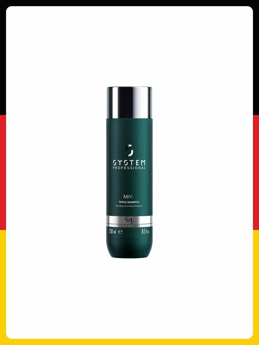 Шампунь для волос System Professional EnergyCode Man Triple Shampoo M1 250 ml