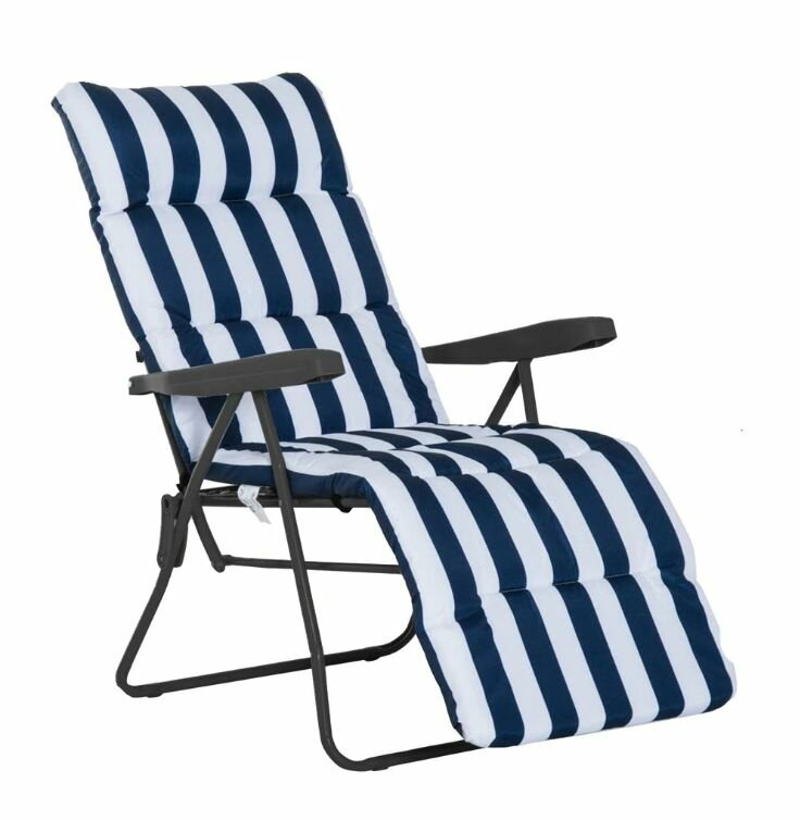 Кресло складное 110х62х53 см многопозиционное