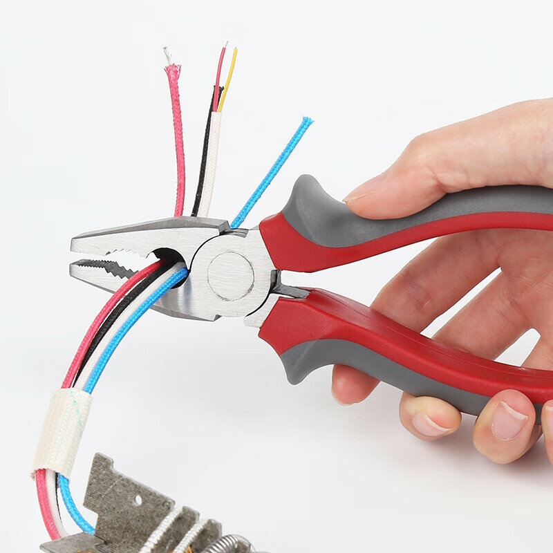 DELIXI Электрические кусачки 6 дюймов 160 мм с углублением для облегчения работы из углеродистой стали Стиль：Кусачки, 6