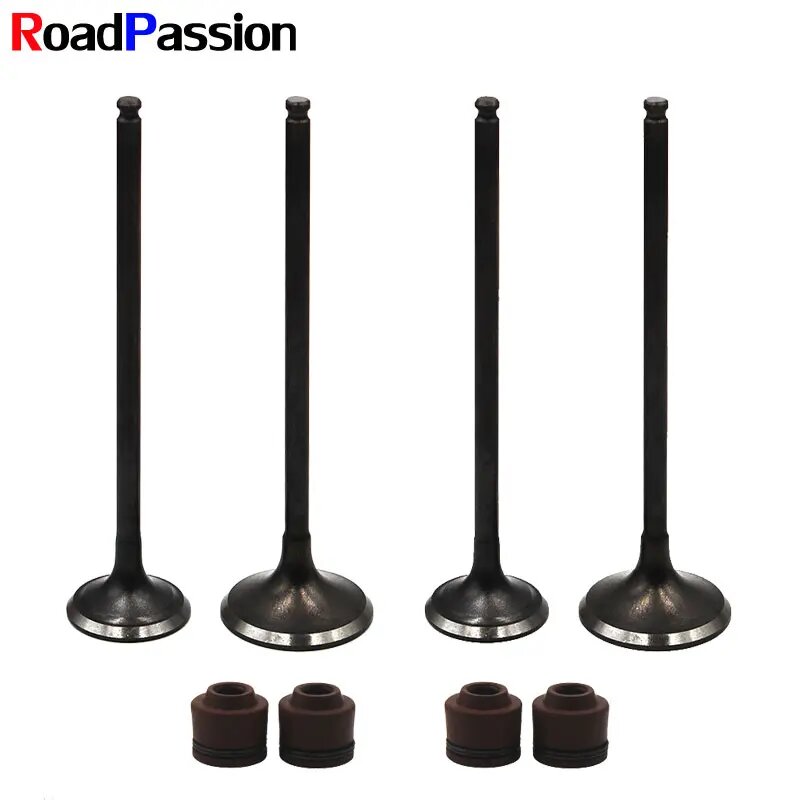 Детали двигателя мотоцикла, стержень клапана и комплект сальников для HONDA AX-1 NX250 1988-1996 XL250 для SUZUKI AN250 Twincam 2008-2015 2 Pairs