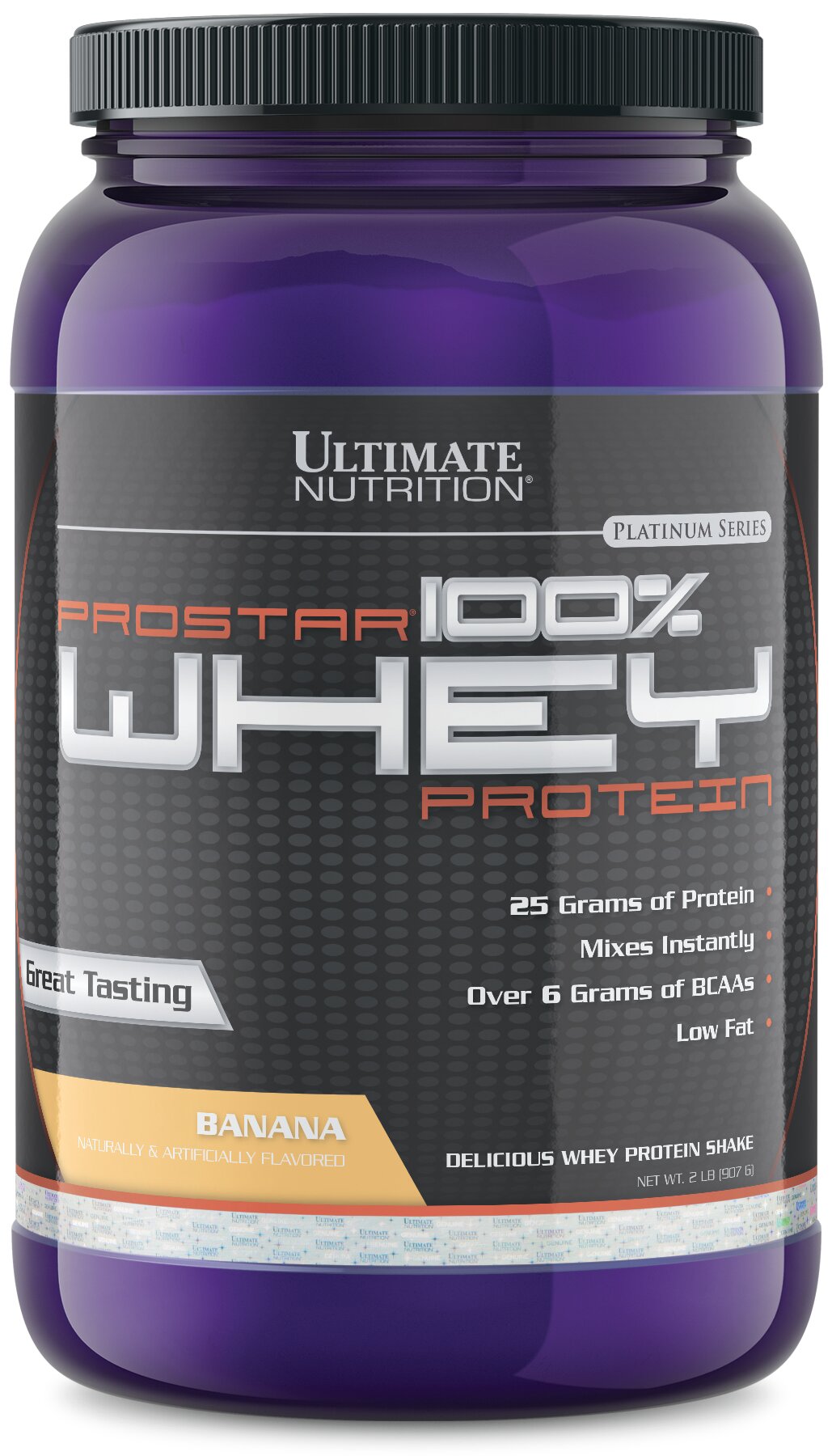 Протеин Ultimate Nutrition Prostar 100% Whey Protein, 907 гр, банан