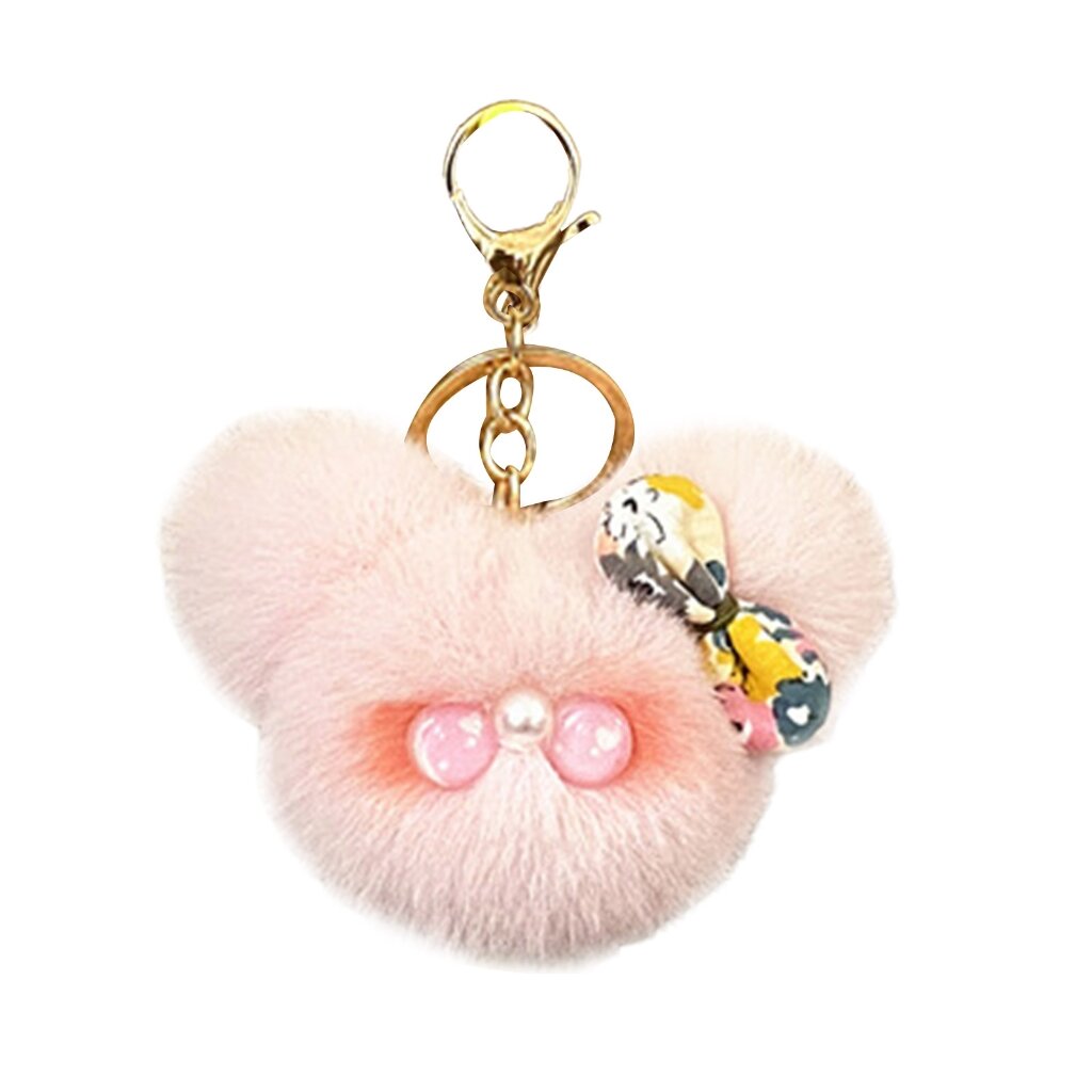 Плюшевый брелок для сумочки, машины, рюкзака, аксессуар для девушек и женщин