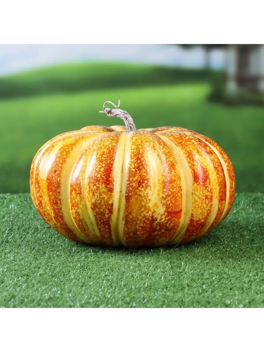 Декоративная фигура тыквы для уюта и стиля