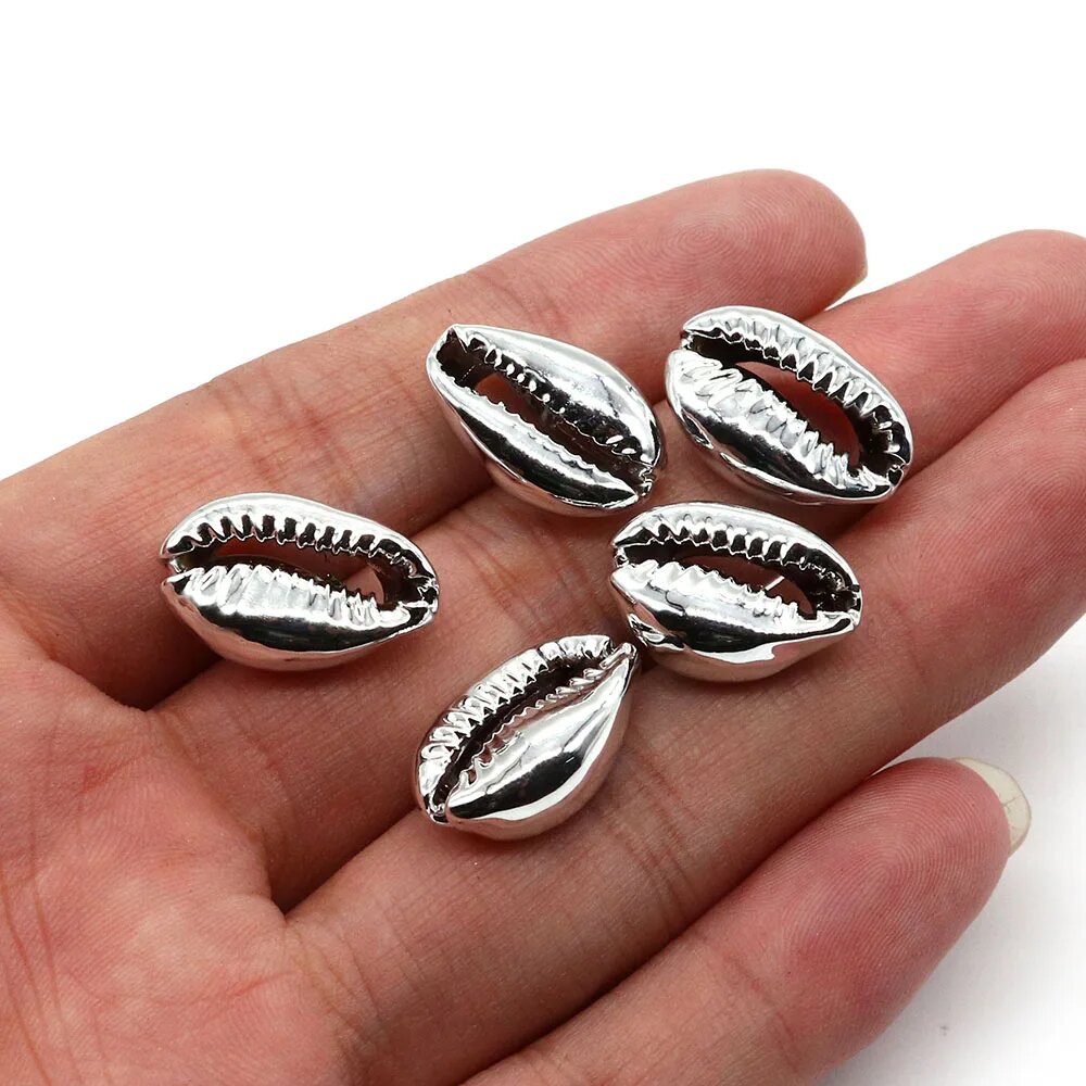 Натуральные ракушки каури бусины для бижутерии 20 шт 18-20mm, W-20pcs