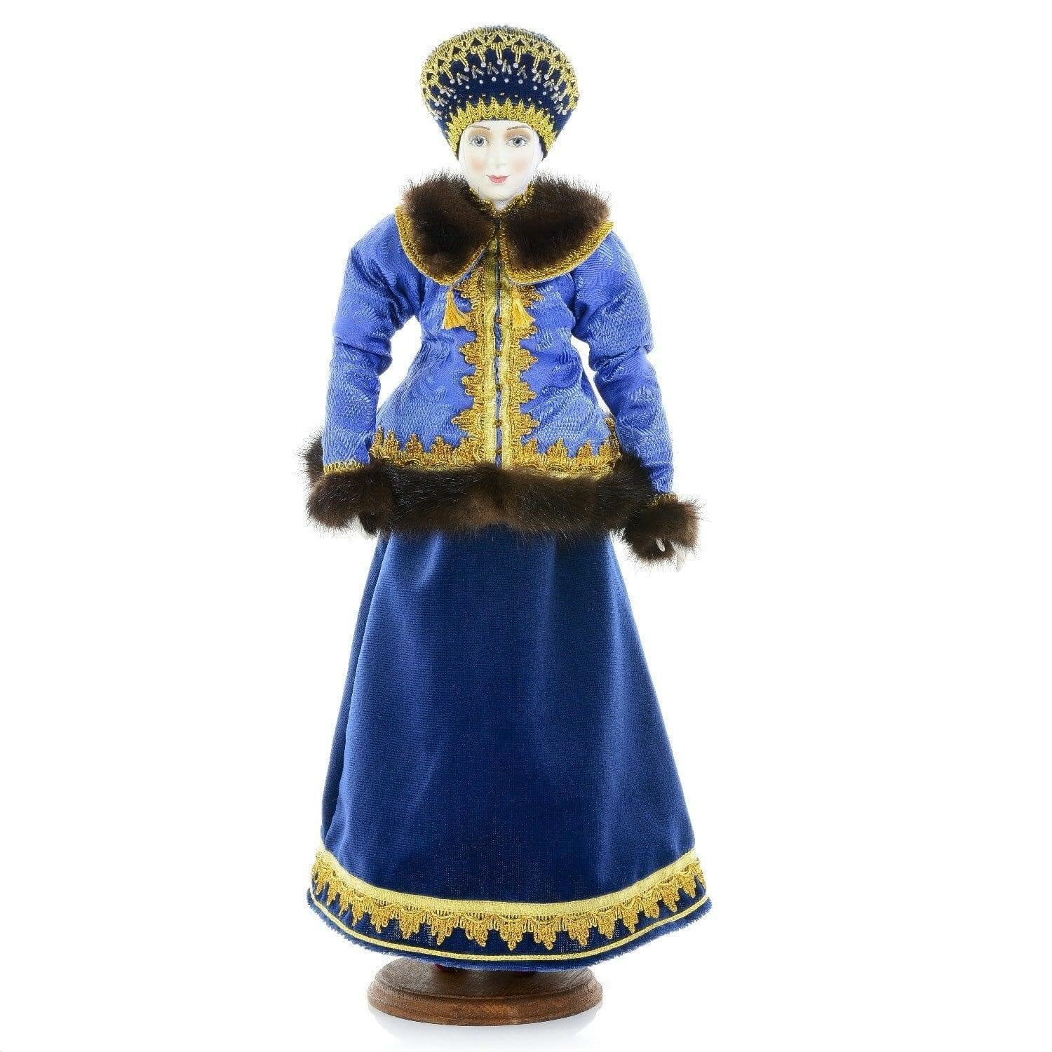 20047-60см кукла "Василиса зима" 52(60)см Ручная работа (красный костюм)