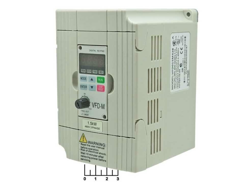 Преобразователь частоты VFD-M 1.5KW 015M43B (380V)