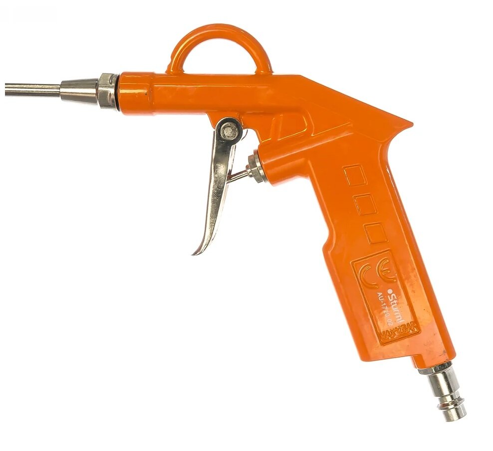 AU-1720-02 Пистолет продувочный удлин сопло Sturm, 2-6бар, диам 3.8мм, длина сопла 215,5мм