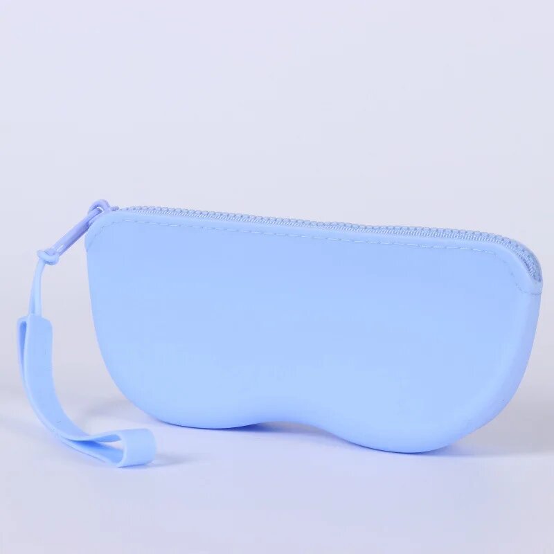 Силиконовая сумка для очков Light Blue