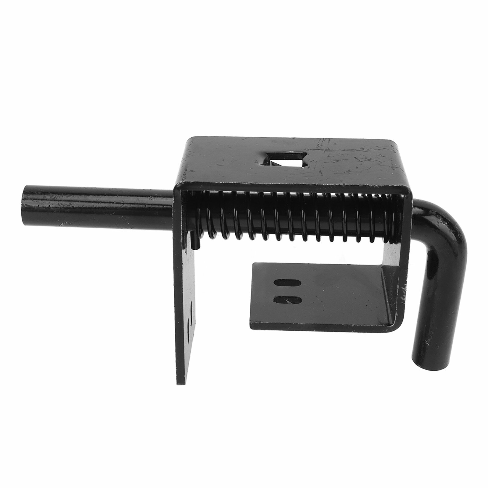 Надежнаяиуниверсальнаяпружиннаязащелкадляворотприцепа, прочныйметаллическийзамокдляворотприцепа-фургона.