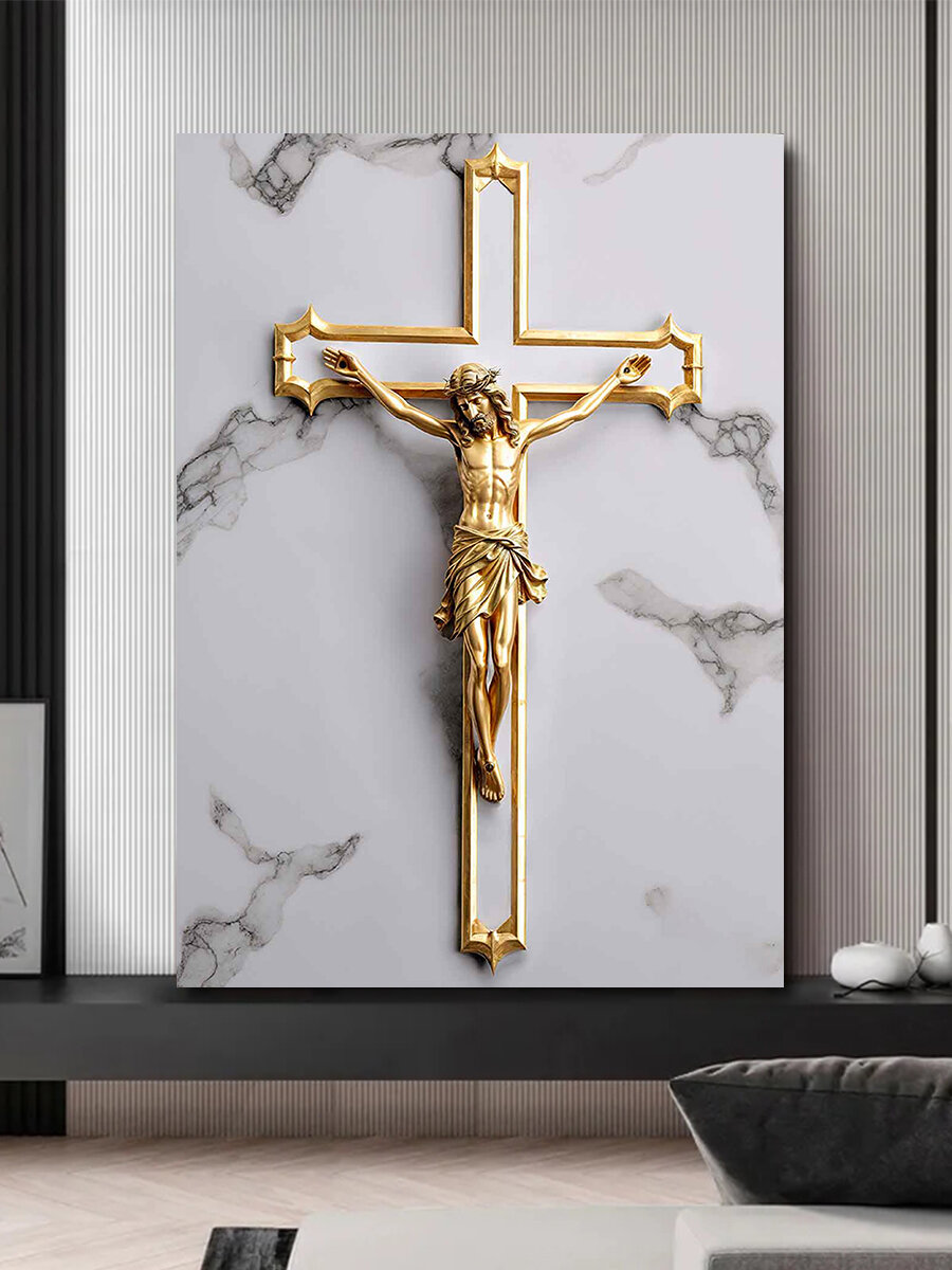 Картина Иисус Христос, Божья Матерь, 60х80 см.