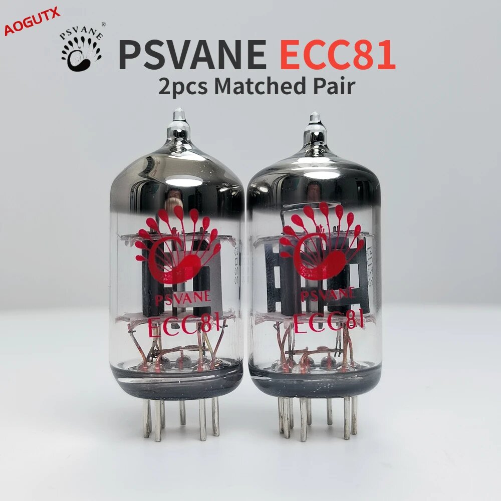 PSVANE ECC81 Трубки для лампового усилителя 2pcs Matched Pair
