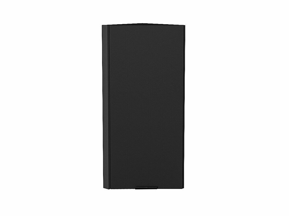 VVT Шкаф верхний торцевой Евро Graphite, Антрацит, 920 В*Ш*Г 920*300*304, фасад МДФ Антрацит, корпус Graphite Антрацит