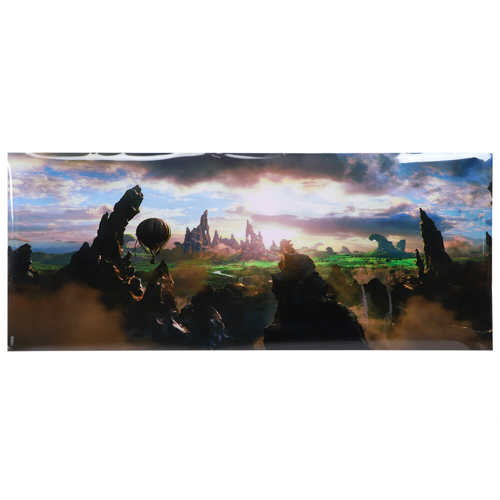 Декоративный постер-фон, картина из ПВХ, наклейка с пейзажем для аквариума.