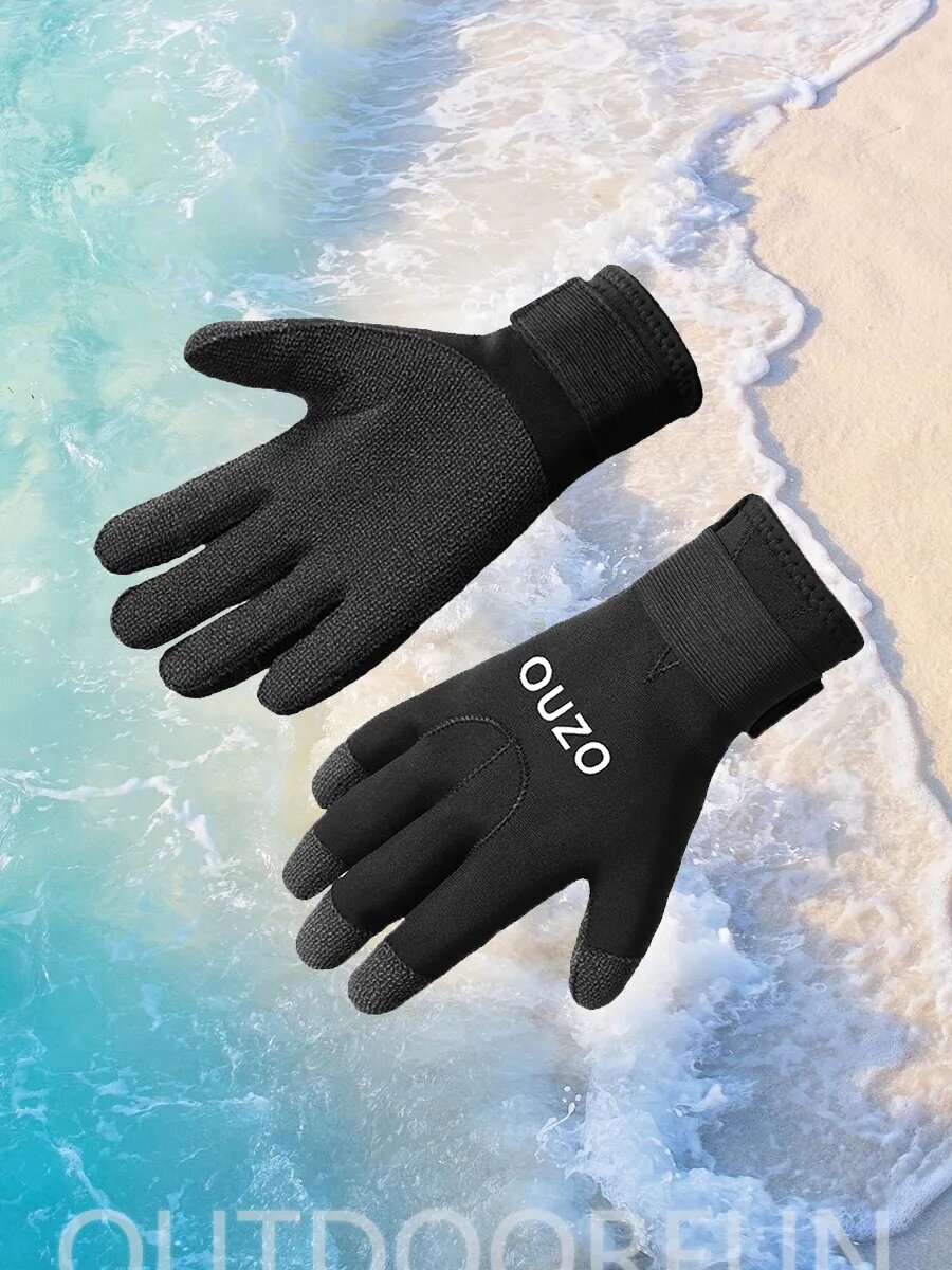 Водолазные перчатки из кевлара толщиной 5 мм, износостойкие, устойчивые к порезам и ударам