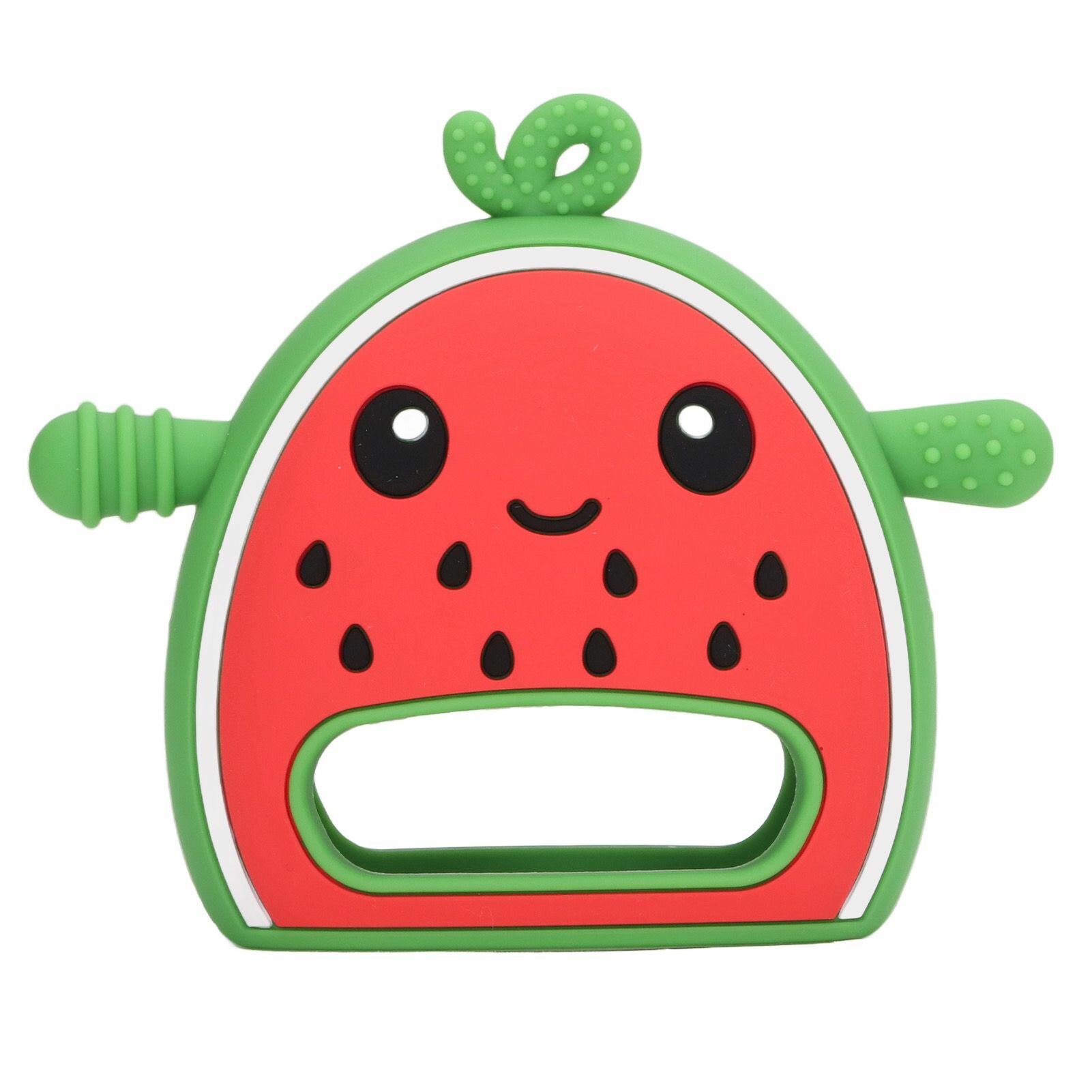 Силиконовая перчатка-прорезыватель "Арбуз" для защиты от сосания пальцев