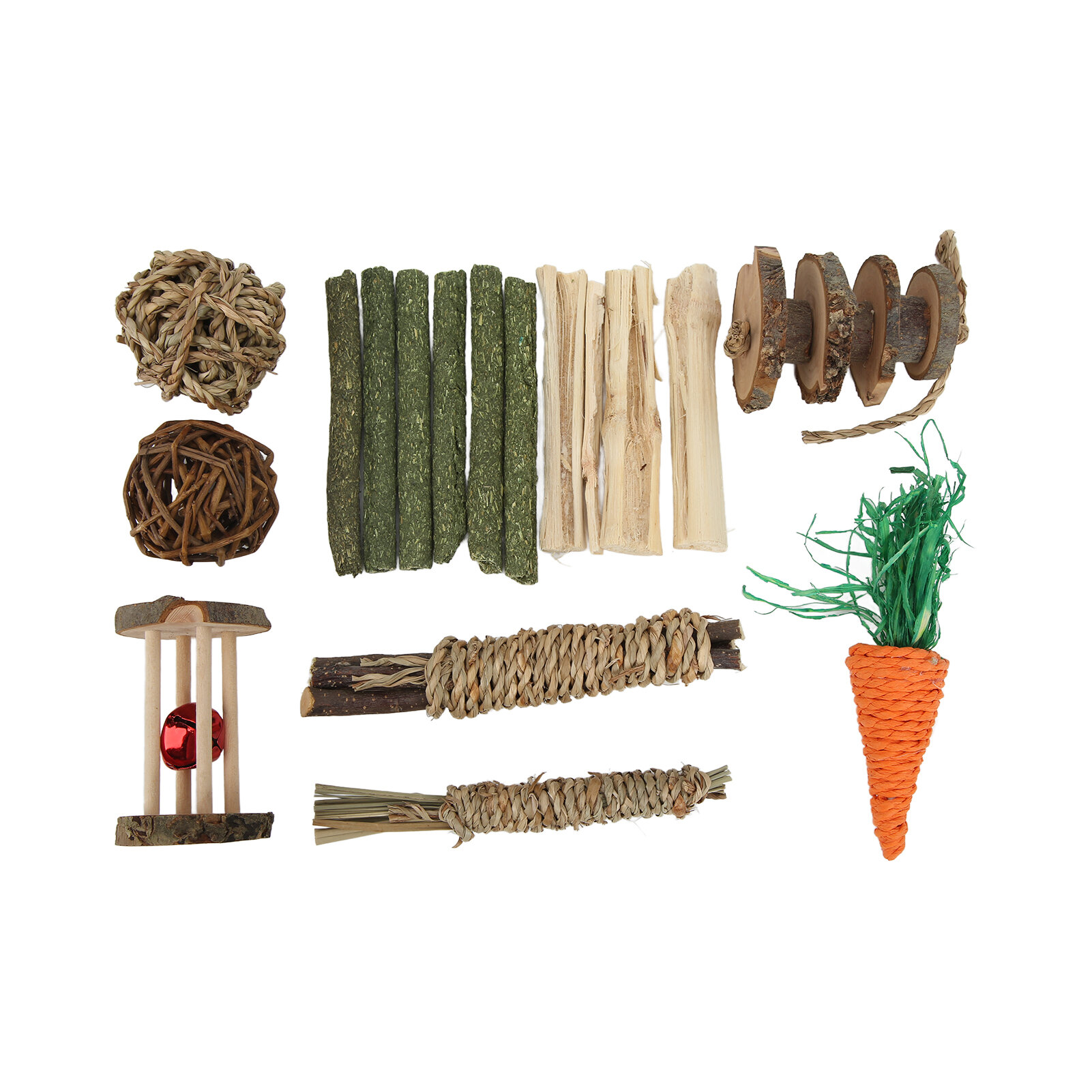 Набор жевательных игрушек для хомяков. Уход за зубами. Игрушки для жевания и игр с молярами для мелких домашних животных. Аксессуары для кроликов и хомяков.