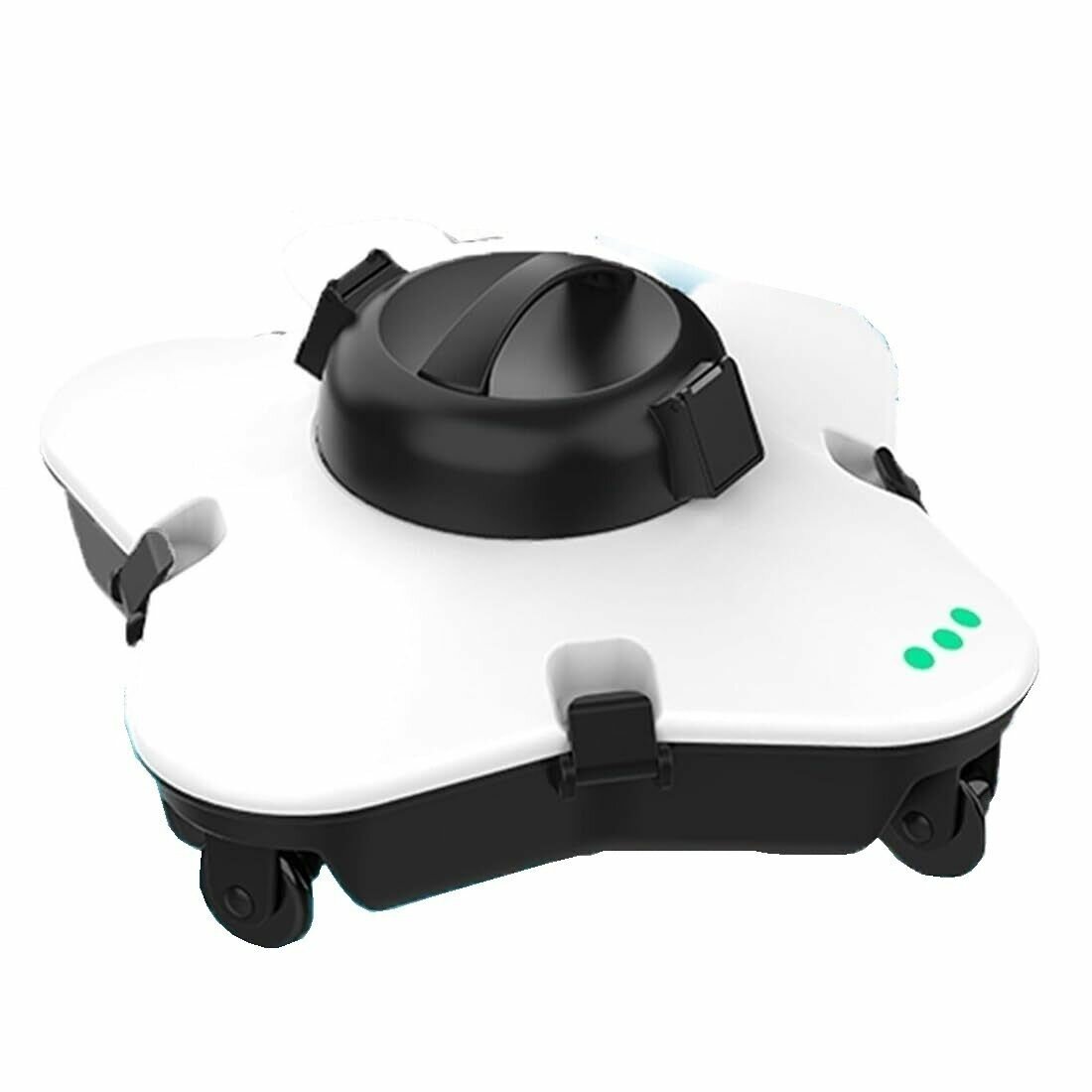 Робот для чистки бассейнов, 180мкм, 3 мотора, 50 футов, 3л, 7500мАч