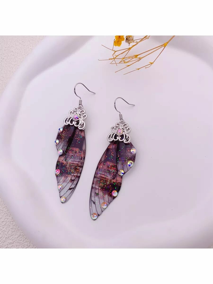 Серьги, искусственный камень
